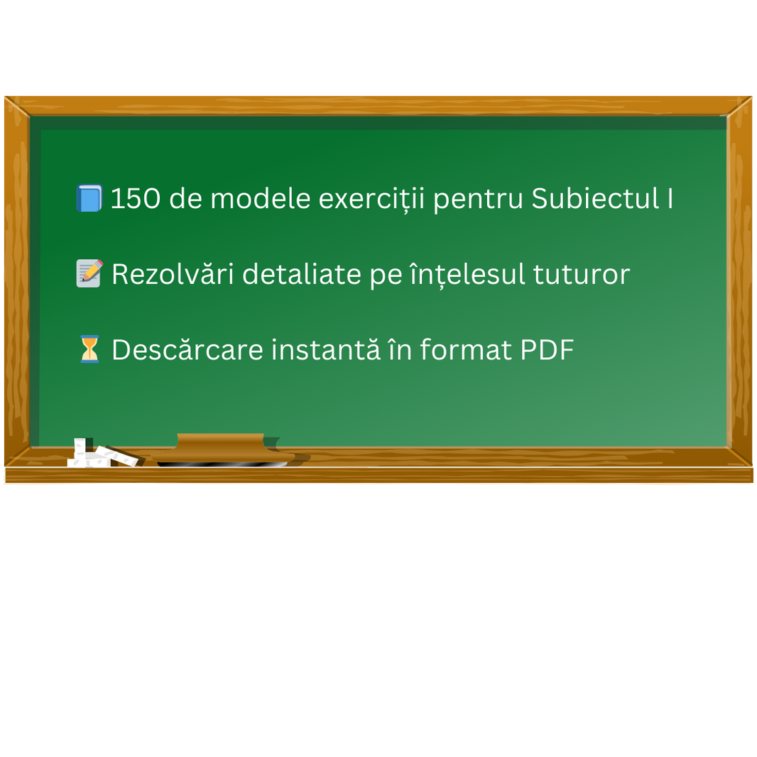 Culegeri Matematică cu Exerciții Rezolvate Clar, Pe Înțelesul Tuturor ...